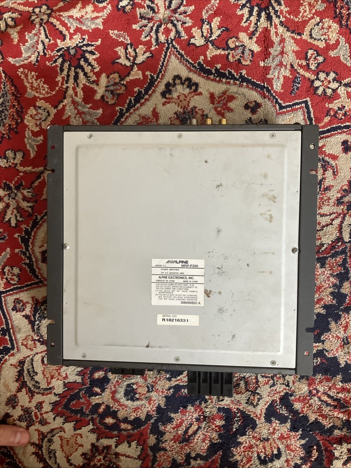 Alpine MRP-F200 4-Channel Car Amp 93276300523| eBay
