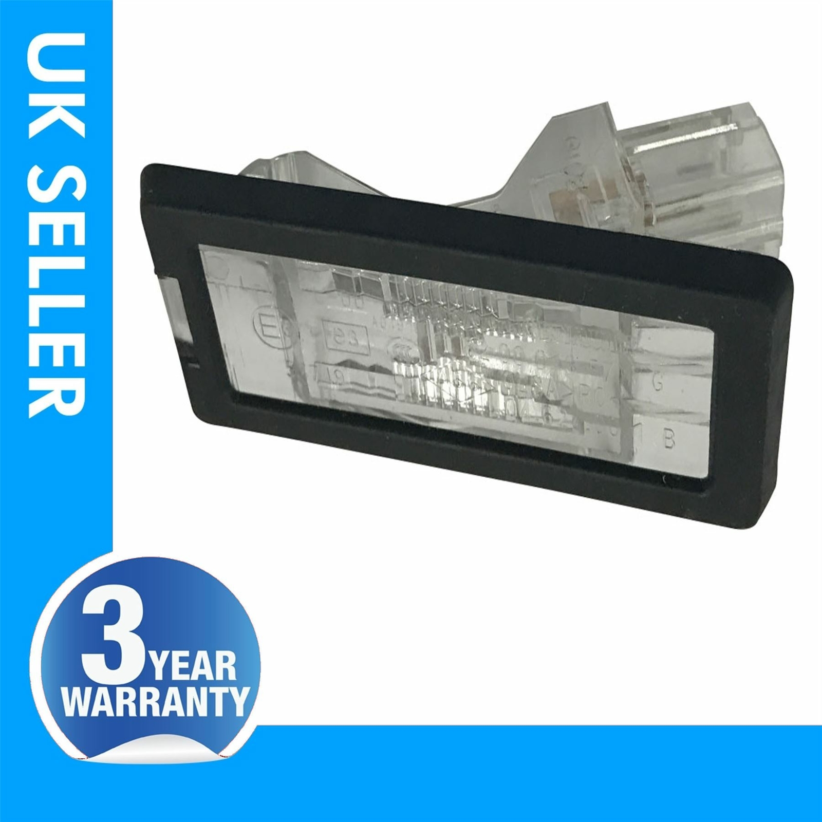 Rear Number Plate Light Fits Renault Scenic Mk2 Mk3 Clio Mk3 Mk4 ...