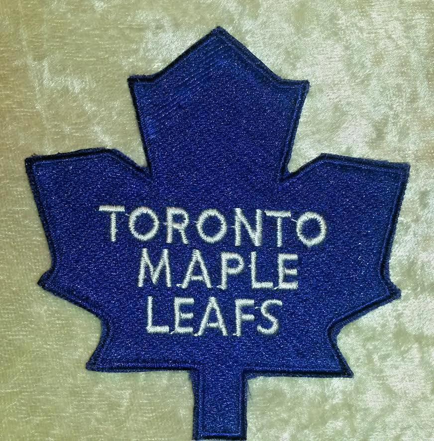 Toronto Maple Leafs 3.5" Iron On Embroidered Patch ~Free Tracking! | eBay