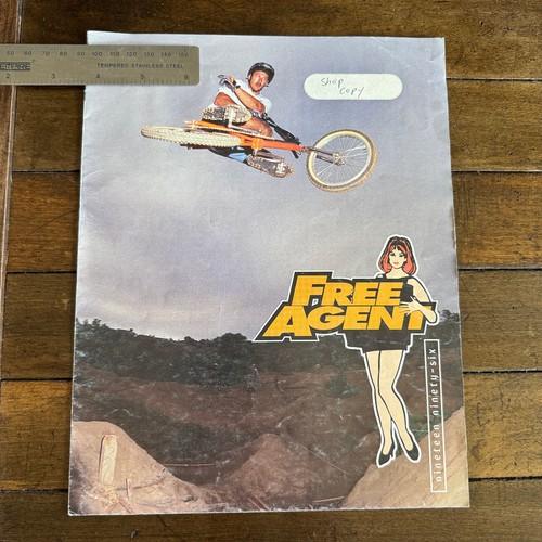 1996 Free Agent BMX Bikes Catalog Brochure Old School BMX Owners 96 90s ...