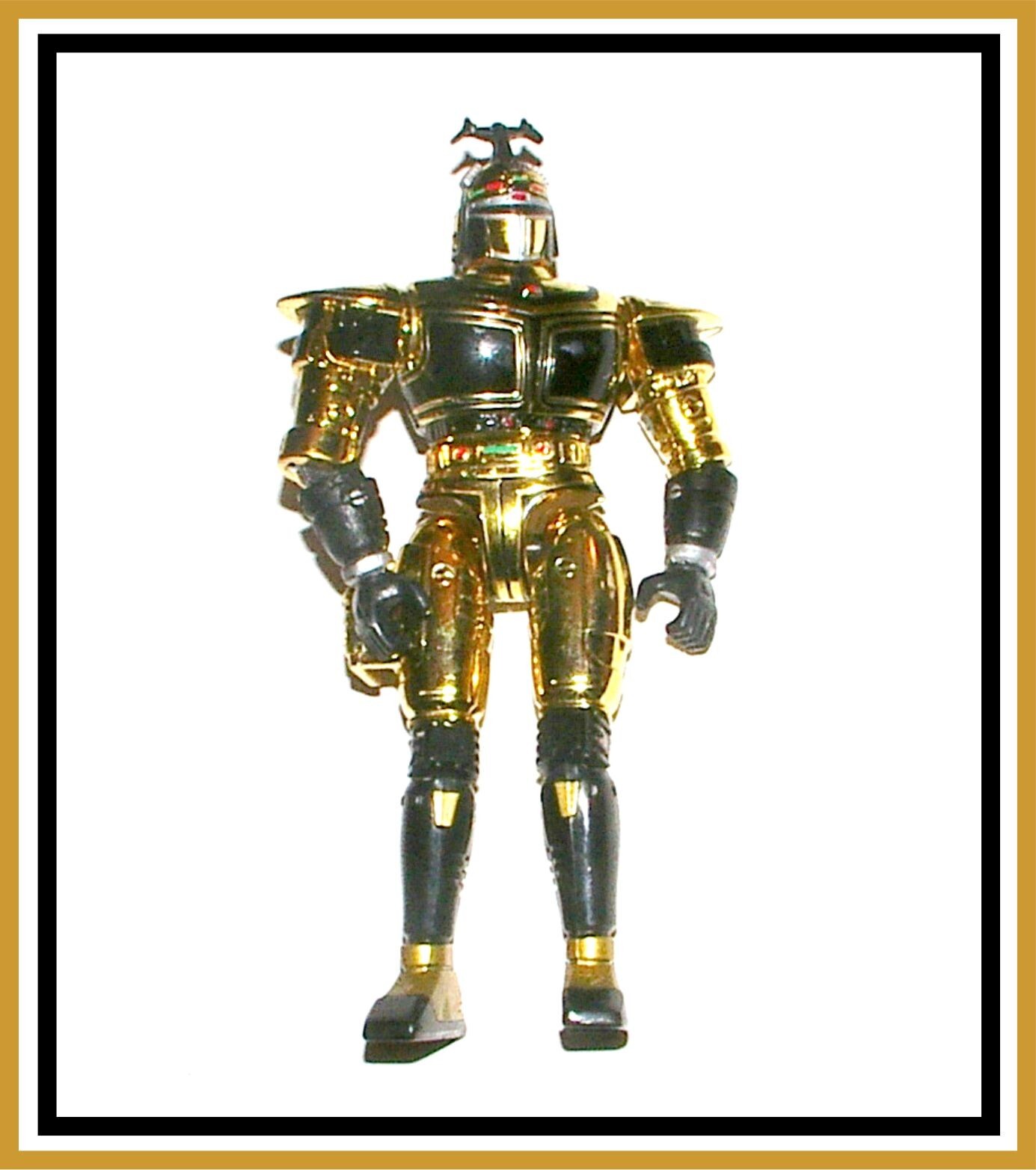 1997 Beetleborg Metallix _ Chromium Gold _ Action Figure | eBay