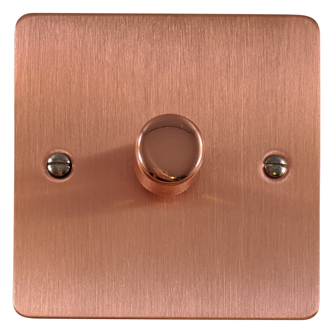 Flat Plate Rose Gold FRGW Light Switches, Plug Sockets, Dimmers, Cooker ...
