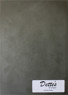 Dette's 2.3mm Laserable Rubber Sheets - Low Odour, for Laser Stamp ...