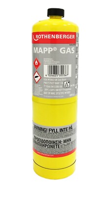 Rothenberger 3.5536 MAPP MAP Pro Gas Cylinder For SuperFire Torch | eBay
