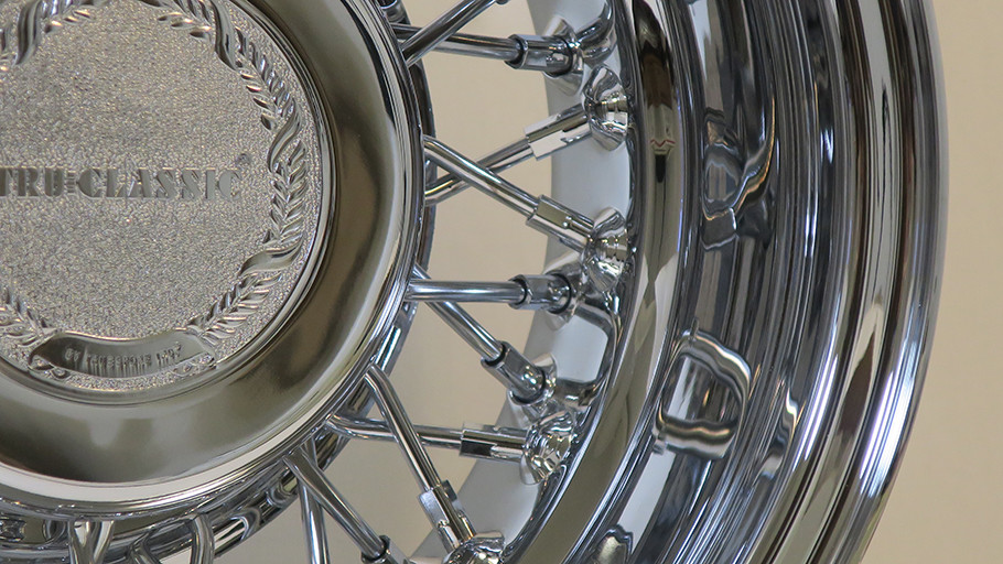 Trueclassic Wire Wheels 14 X 7 inches. Rare 4-Lug. Certified Show ...