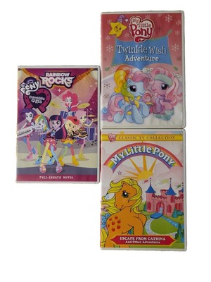 (3) My Little Pony Equestria Girls: Rainbow ROCKS DVD LOT Twinkle ...