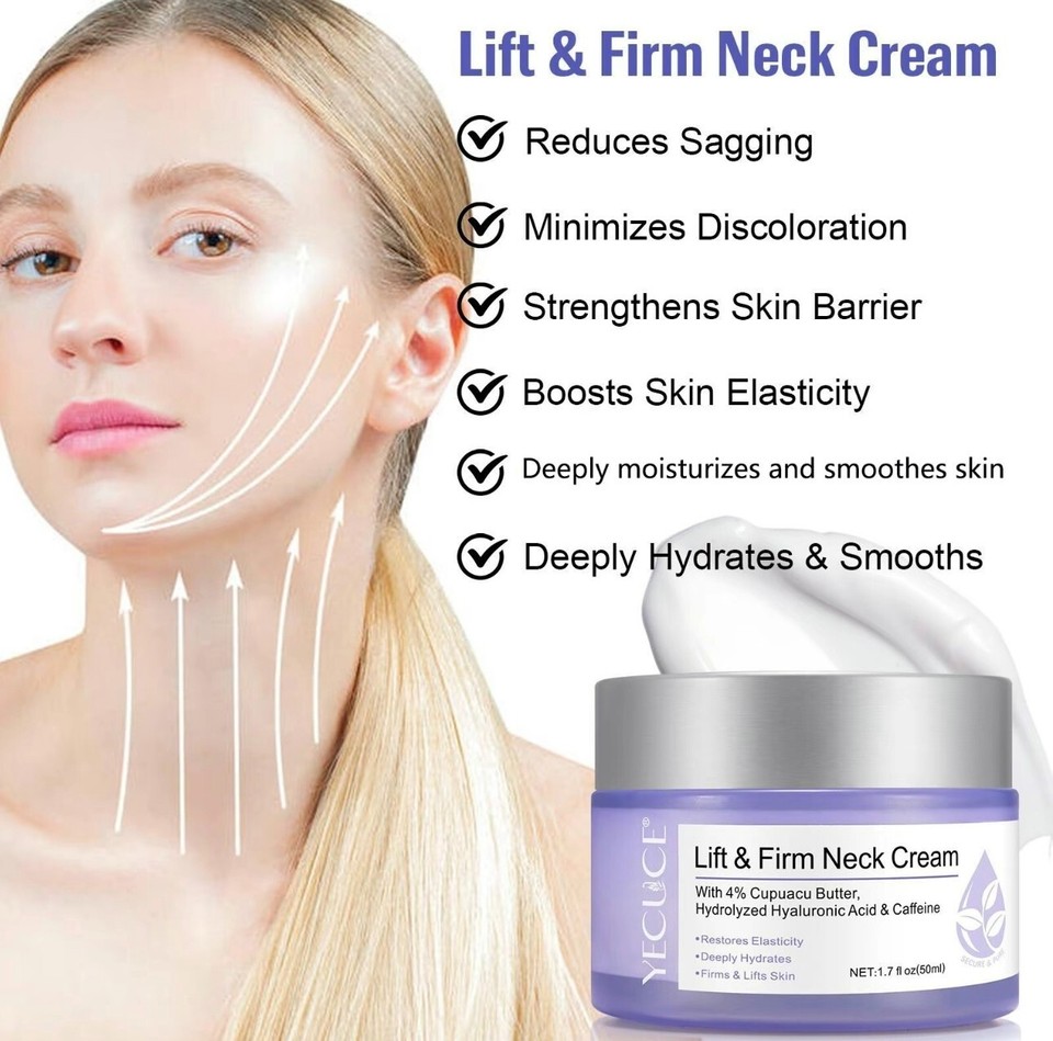 Neck Firming Cream, Tighten & Lift Neck Firming Cream, Anti-Aging Neck ...