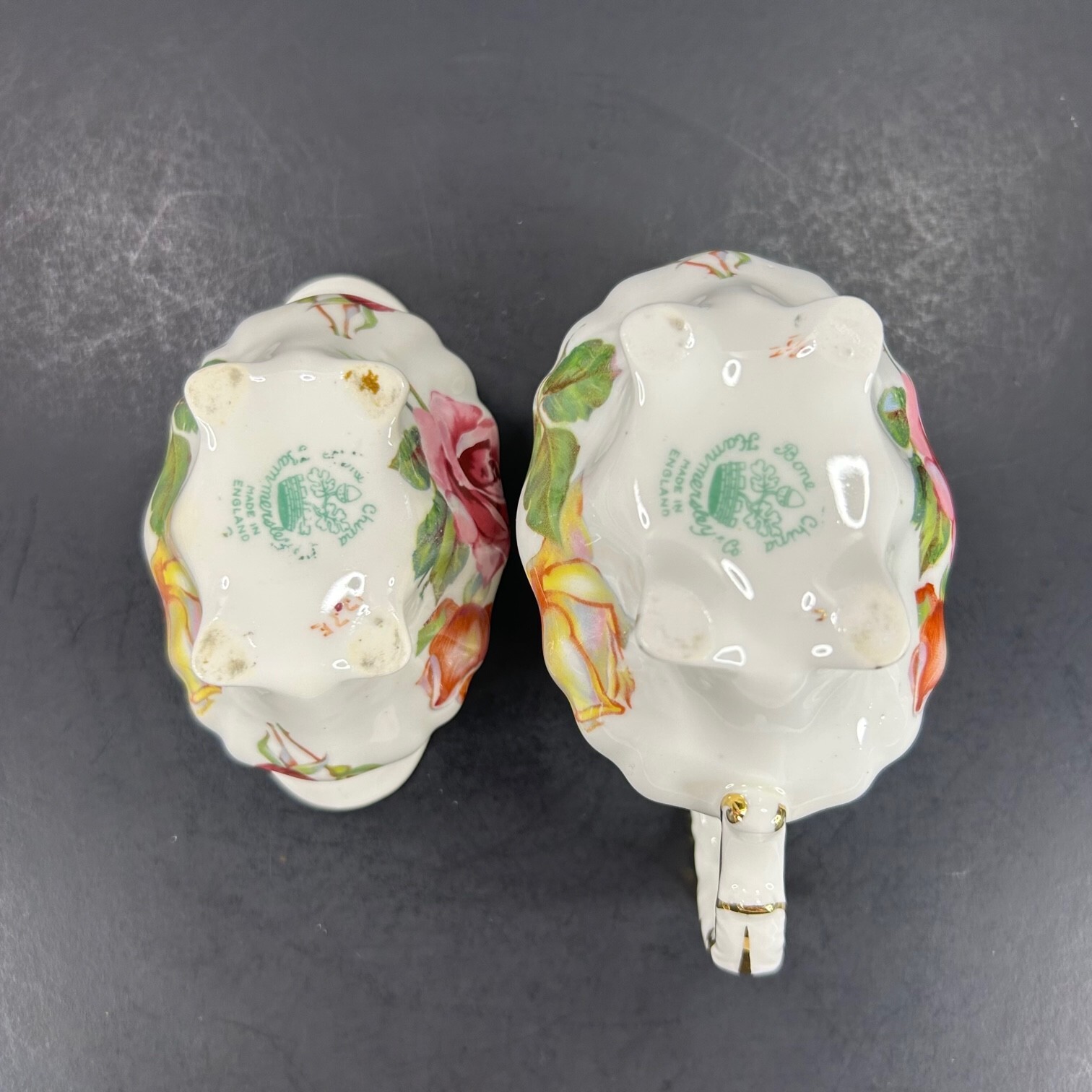 Hammersley Morgan's Rose Bone China Cream and Open Sugar Set | eBay