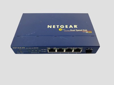 NETGEAR 4-Port Dual Speed Hub 10/100 Mbps (DS104) | eBay