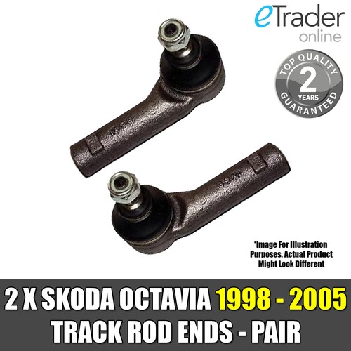 Skoda Octavia Track Rod Ends Tie Rods Outer Pair End 1998-2005 New ...