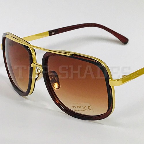 Men's Sunglasses Rapper New Oversize Fashion Square Women Designer Flat ...