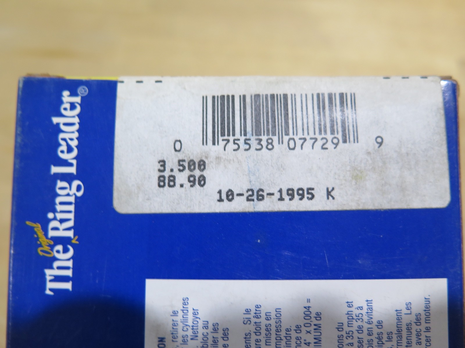 Hastings Piston Ring Set 2C 6723 for Perkins 3 Cylinder 3.5000 88.90 ...