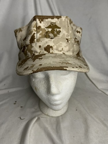 USMC 8 Point Marine Corps Digital Desert Utility Hat … - Gem