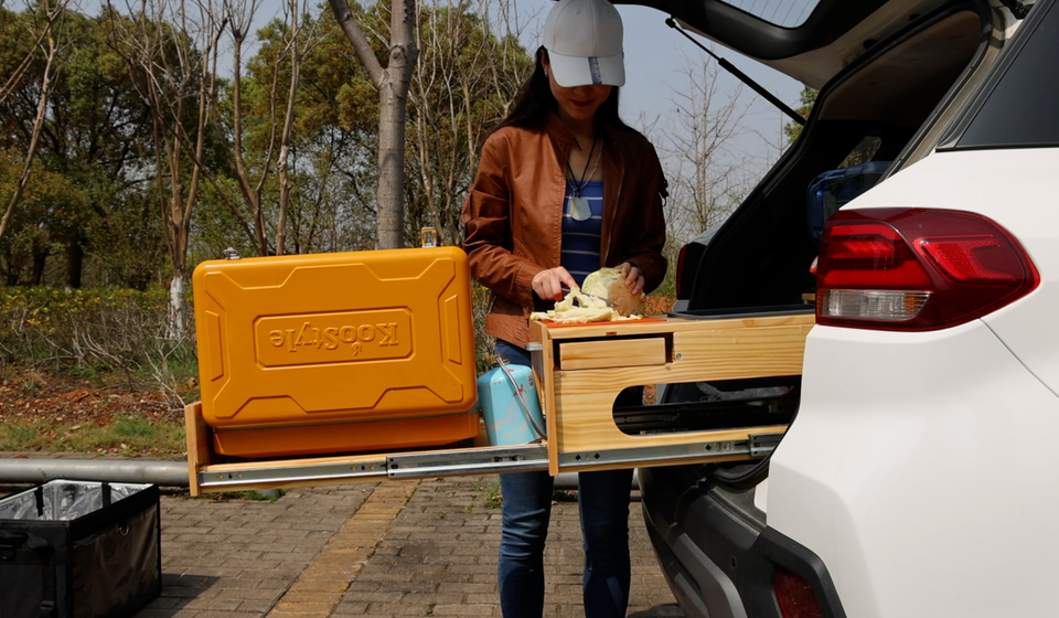 Overland Camp Kitchen Slide Out Drawer, for SUV Trunk Cargo truck ...