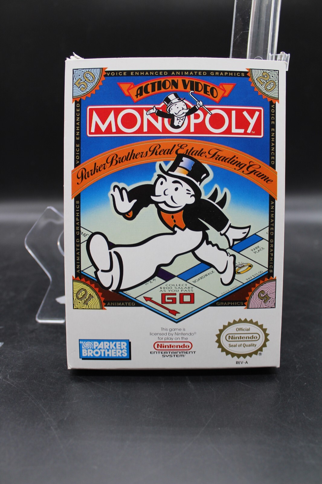 Monopoly complete in box nintendo nes board game map poster | eBay