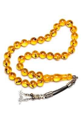 Islamic Prayer Rosary Ant Fossil Drop Amber Rosary, Beirut Drop Habbe ...