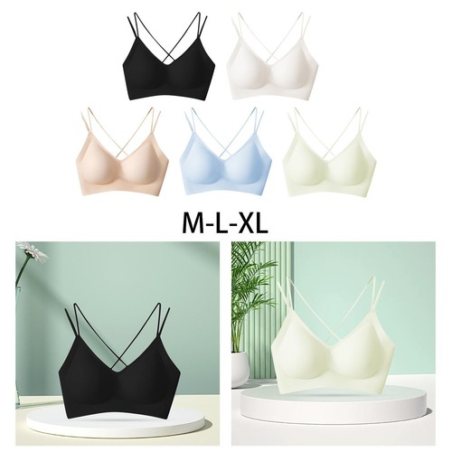 Everyday Bra Cloud Feel Push up Bra No Wire Bra Soft Ladies Underwear V Neck | eBay