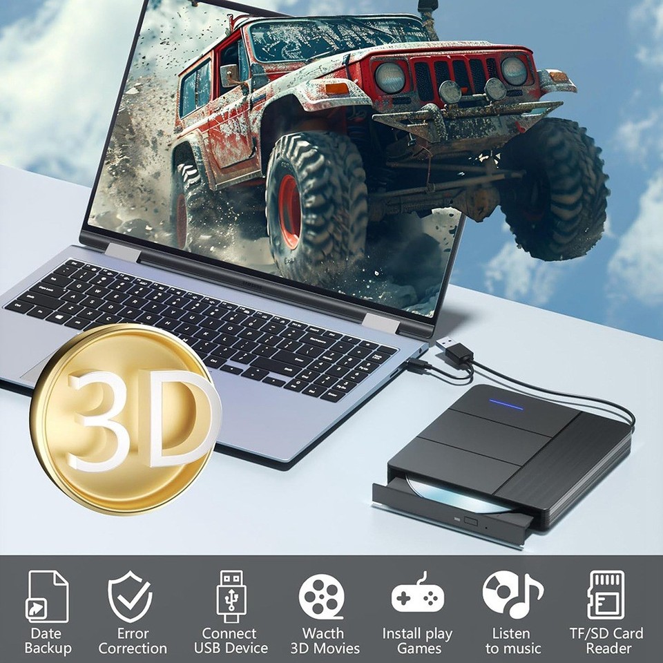 Portable Burner Universal External Optical Drive External Optical Drive ...