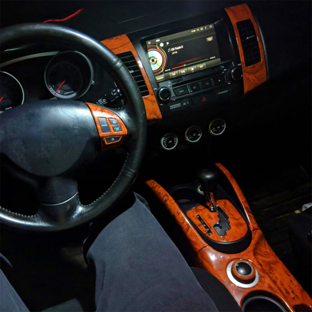 Car Interior Wood Grain Textured Matte Wrap Sticker Decal Sheet Vinyl ...