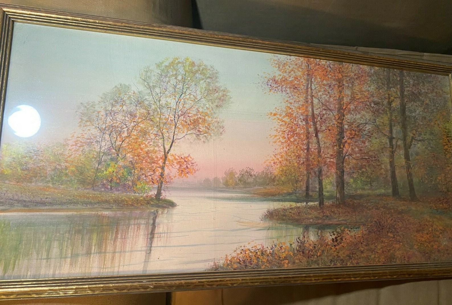 Raphael Senseman (1870 - 1965) "Autumn Landscape Scene" Watercolor ...