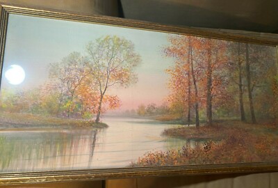 Raphael Senseman (1870 - 1965) "Autumn Landscape Scene" Watercolor ...