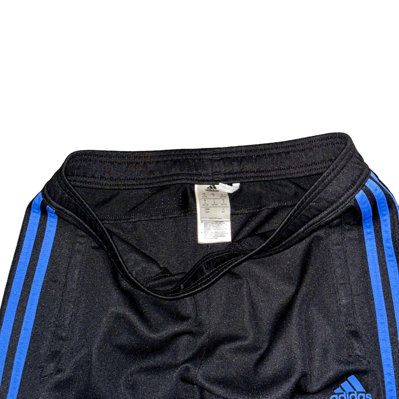 Rare Adidas Tiro Black Blue Nylon Track Pants Scally … - Gem