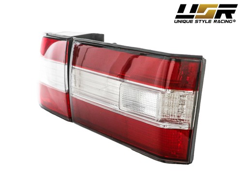 4PCS DEPO JDM Style Red Clear Tail Lights For 1991-1994 Lexus LS400 ...