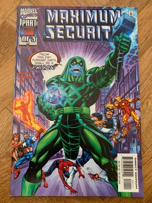 MAXIMUM SECURITY #1 MARVEL COMICS VERY FINE/NEAR MINT (Z17) | eBay