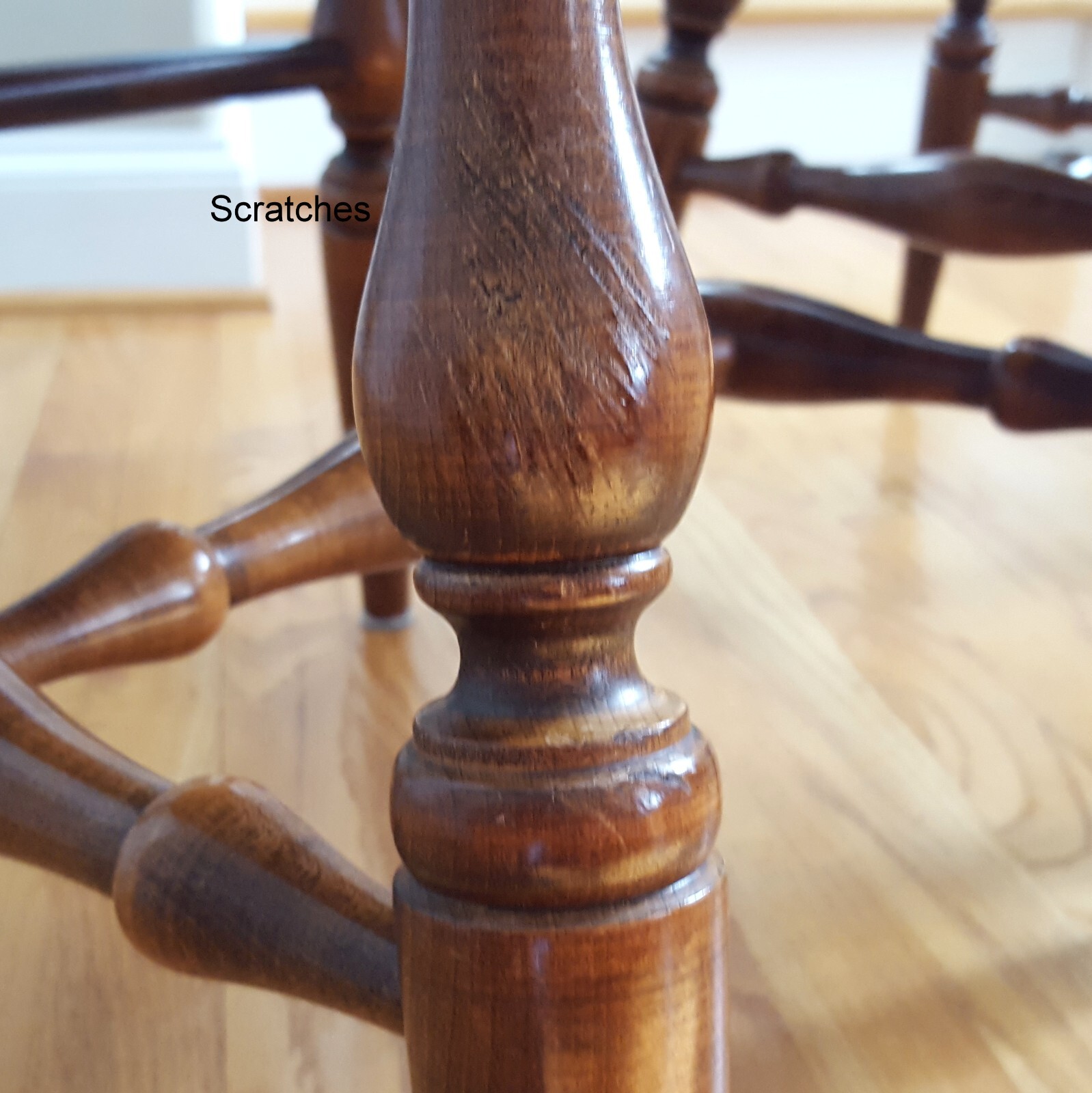 Vintage Pair Moosehead Windsor Chairs Hoop Back Made in Maine Mahogany ...