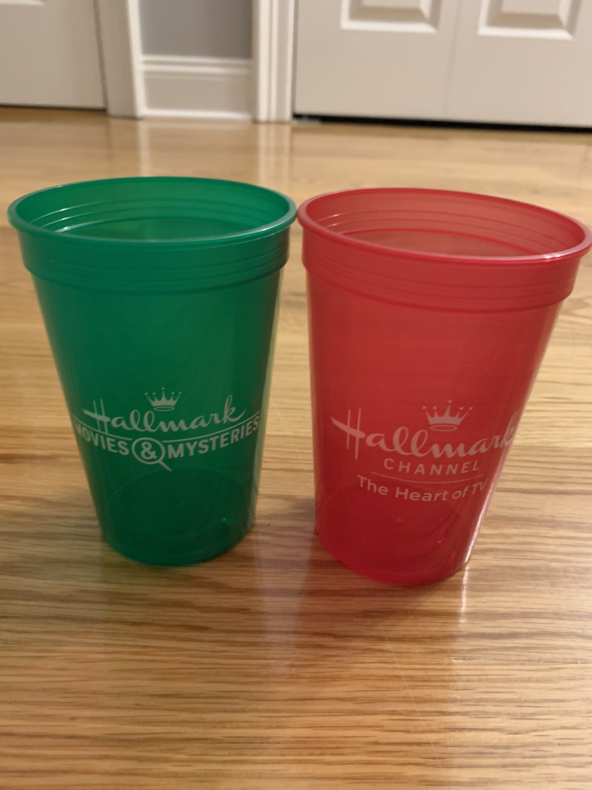 Hallmark Channel Plastic Cups The Heart Of TV and Movies and Mysteries ...
