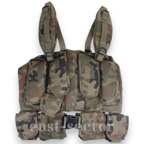 Tactical Assault Combat Vest Polish Army Chest-Rig Woodland Pouch for ...