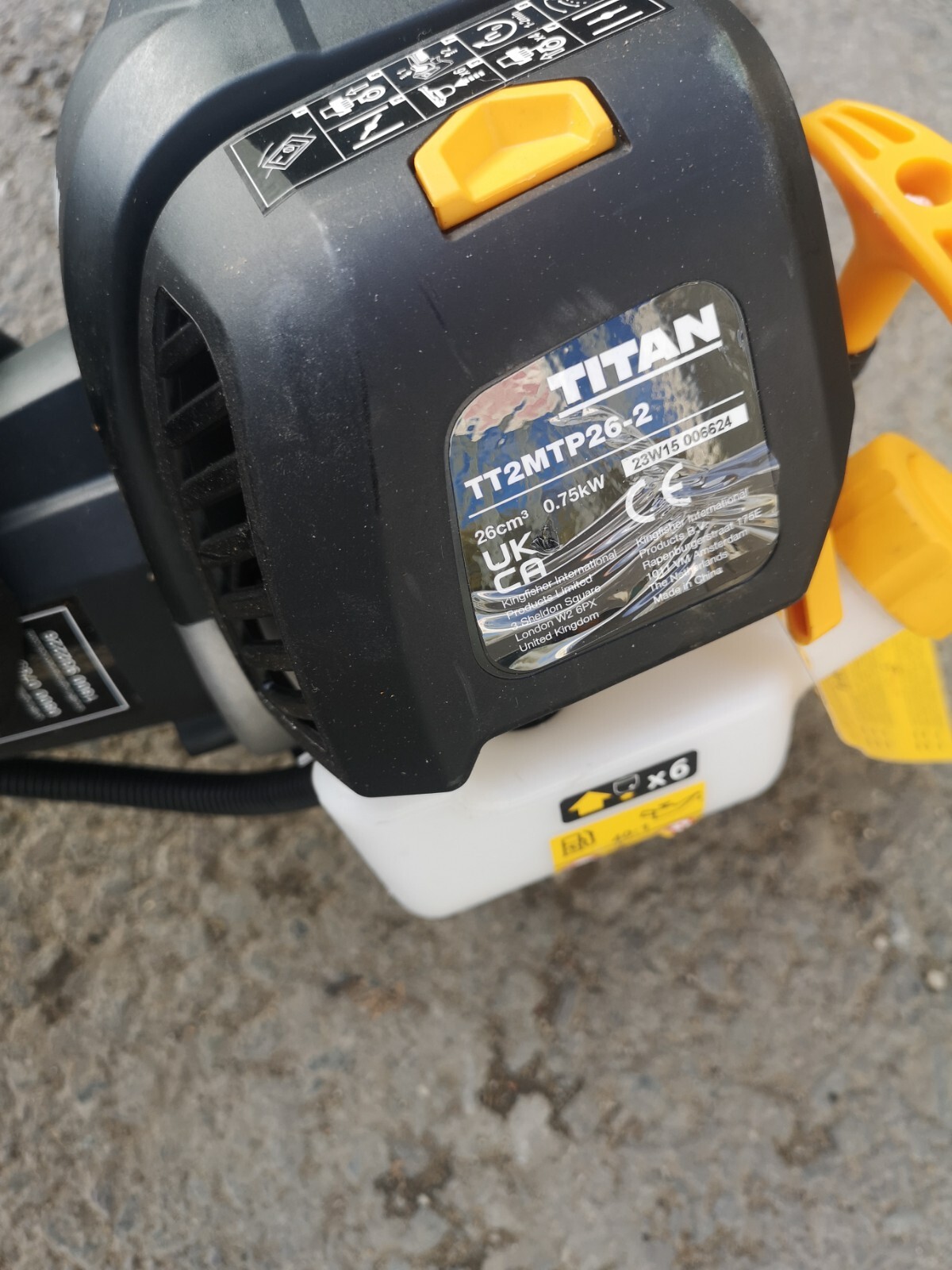 Petrol Titan Multi tools power unit petrol strimmer Engine Unit 26CC ...