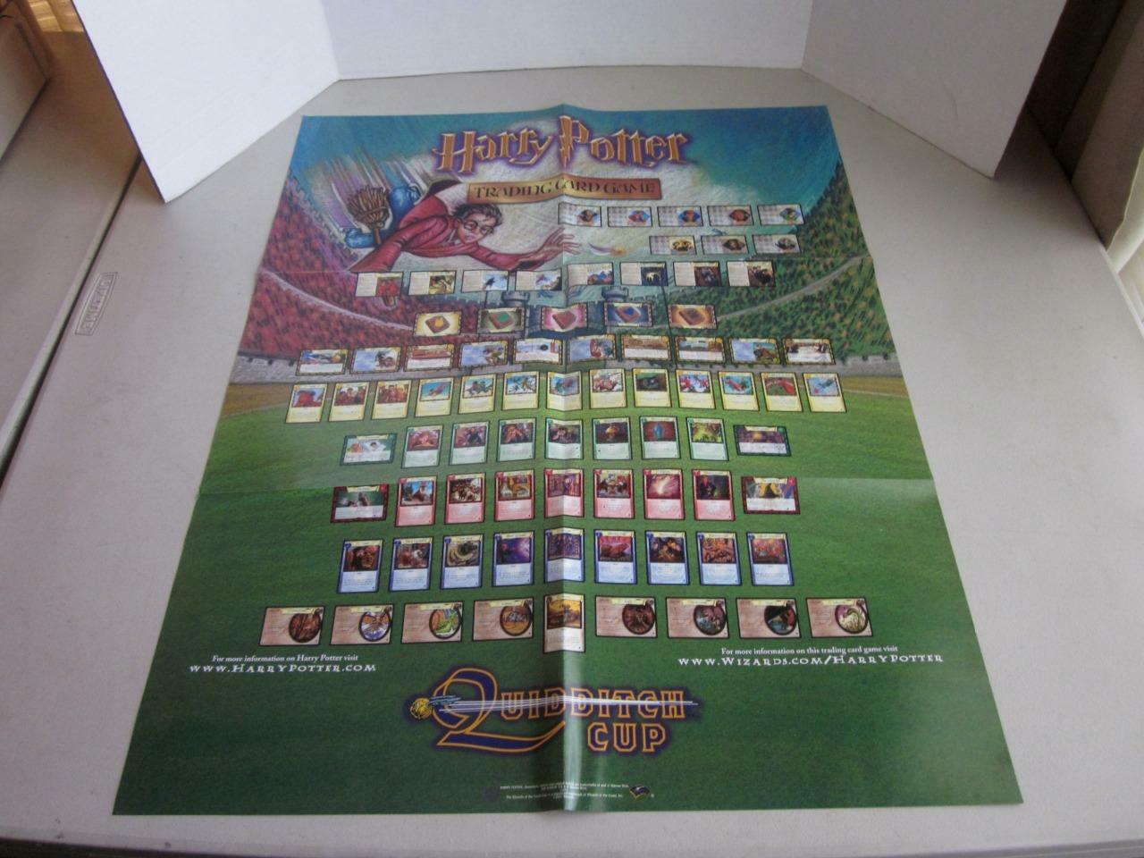 Harry Potter Trading Card Game Quidditch Cup Gaming Mat and Poster | eBay