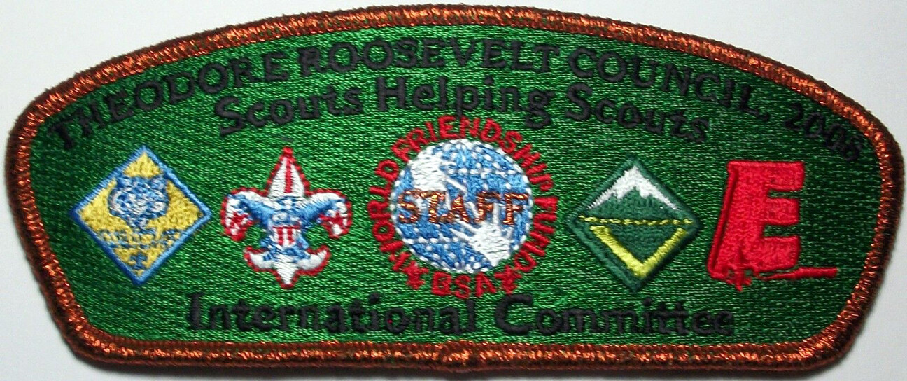 Theodore Roosevelt Council 2008 "World Friendship Fund" STAFF CSP - Brz ...
