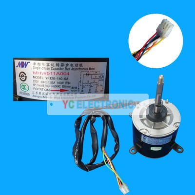1PCS NEW FOR Air conditioning motor YF120-140-6A MHW511A004 220V 140W 1 ...
