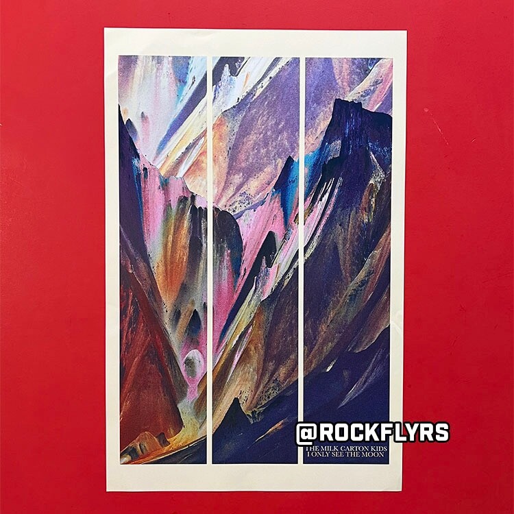 MILK CARTON KIDS "I ONLY SEE THE MOON" 11x17 Record store promo poster ...