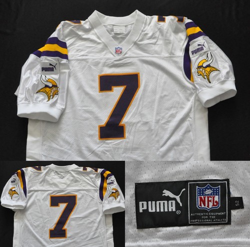 #7 "Randall Cunningham" Minnesota Vikings PUMA Jersey NFL Authentic Men ...