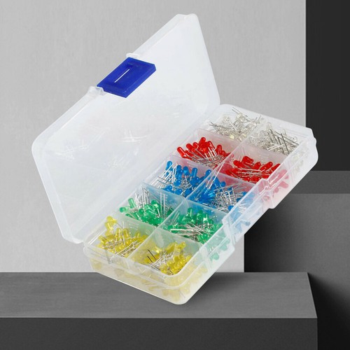3MM Light Emitting Diode Set 100Pcs/Color Luminous Diode Assorted Kit ...