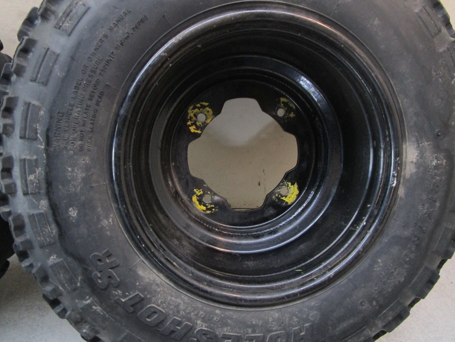 OEM 10" FRONT RIMS & TIRES ! can-am ds450 honda trx450r 400ex suzuki ...