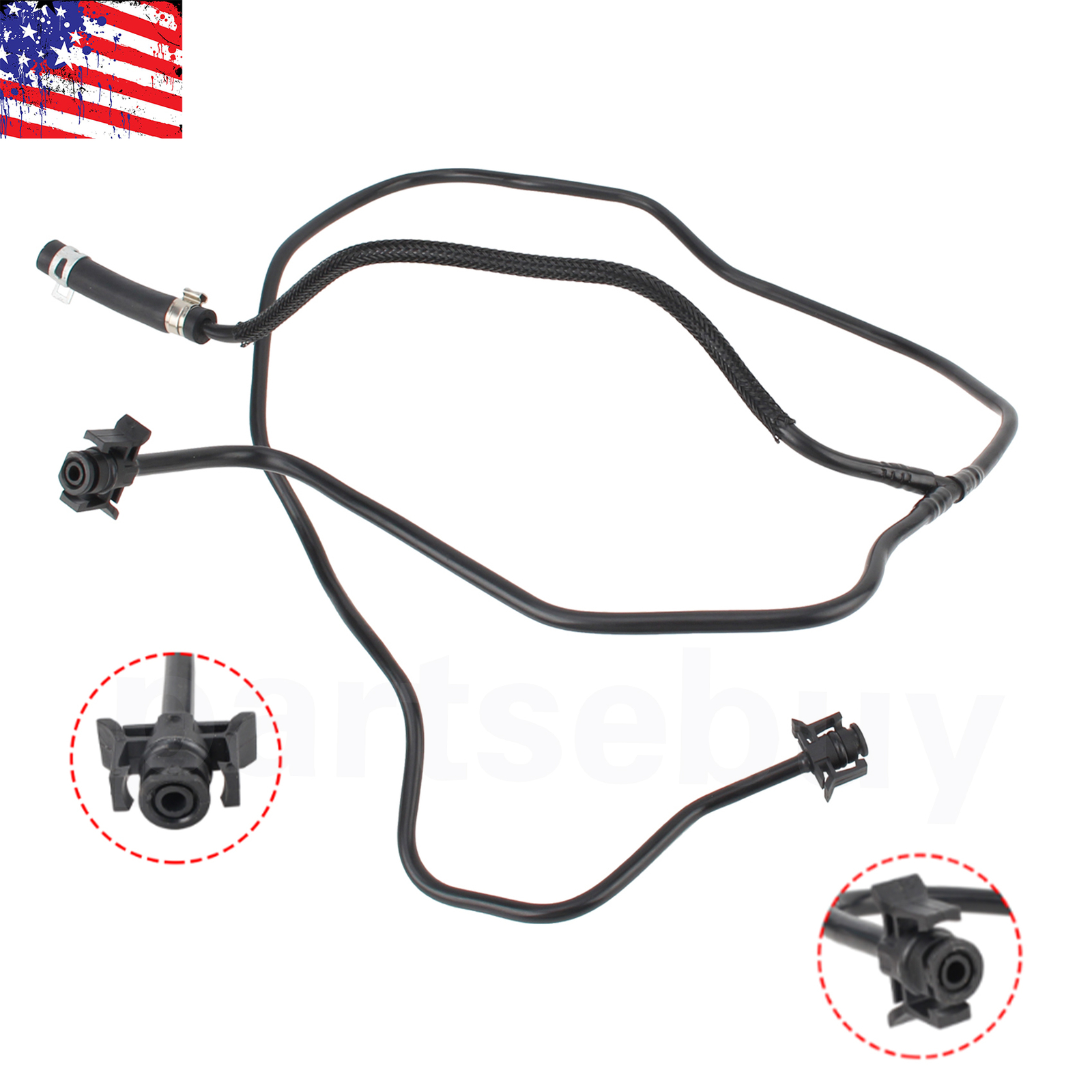 Coolant Reservoir Hose Replace For Ford Focus 2012-2018 BV618K012KF ...