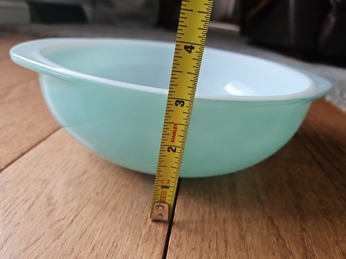 Vintage Pyrex Robin's Egg Blue Round Casserole Mixing Bowl 2qt 024 NO ...