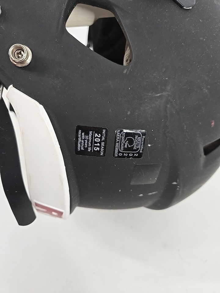 Riddell Speedflex Boys Youth Football Helmet Large Flat Black Paint Flaking | eBay