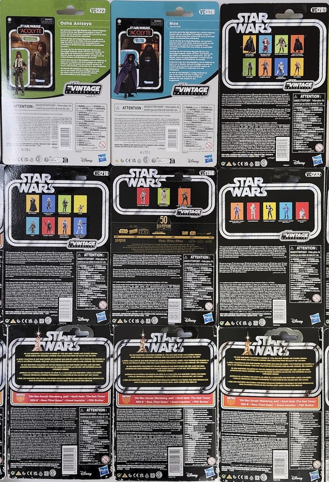 Star Wars The Retro Collection 3.75" Action Figure Bundle (29 Figures ...