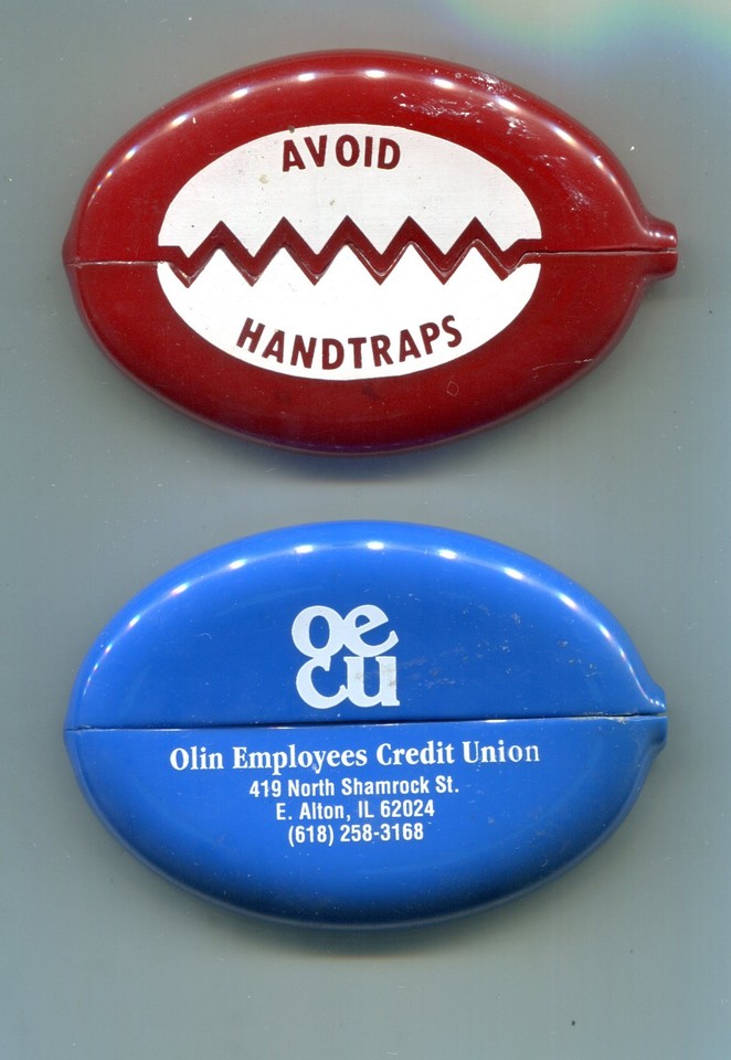 2 Olin Rubber Squeeze Coin Purses | eBay