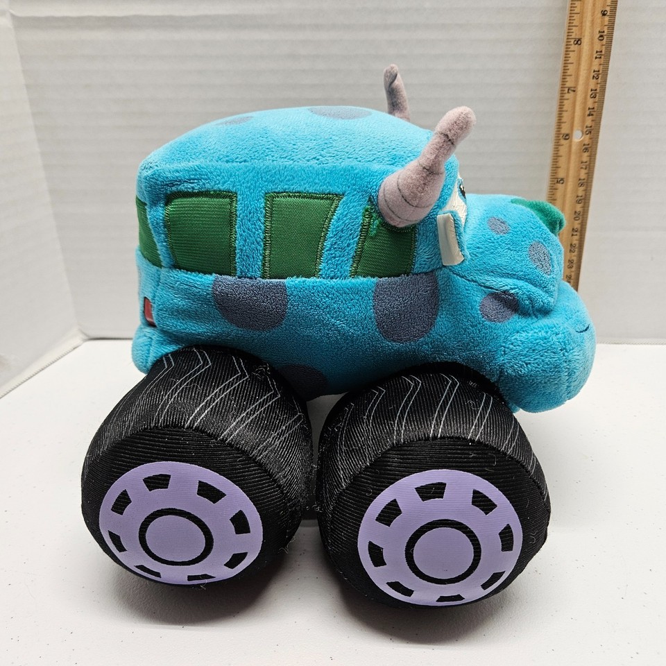 Disney Store PIXAR CARS SULLY PLUSH Sulley Blue Monster Truck - Rare ...