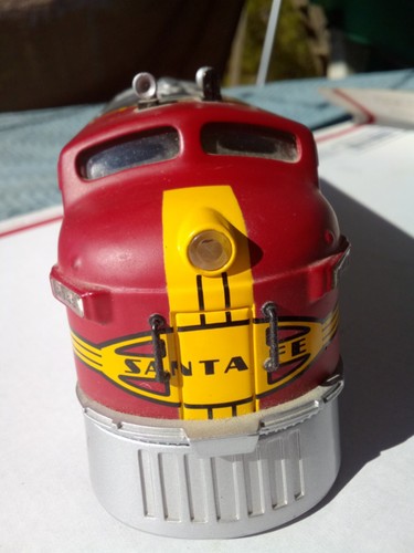 Lionel Original #2343 Screen Top Santa Fe engine 3 AA battery works ...