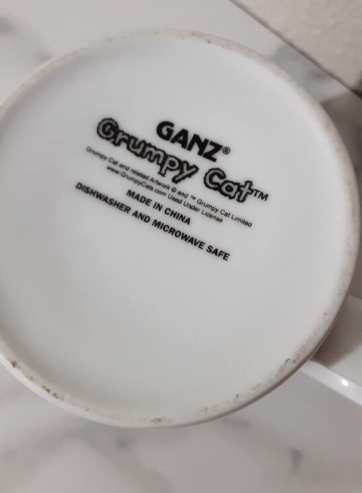 Ganz Grumpy Cat Coffee Tea Cup Mug I hate morning people and Mornings ...