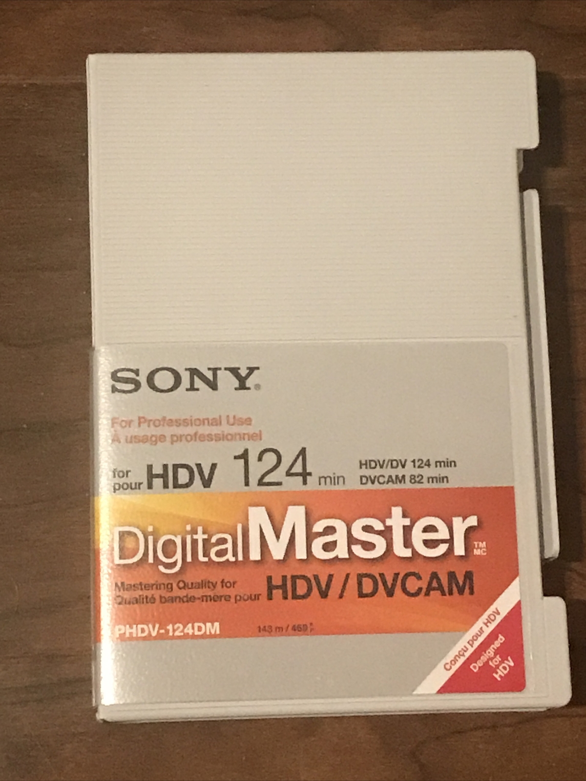 SONY PHDV-124DM HDV DVCAM Tape Video Cassette DigitalMaster | eBay