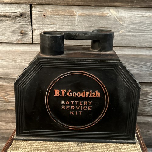 Vintage B.F. Goodrich Sign Battery Service Kit Vintage Service Station ...
