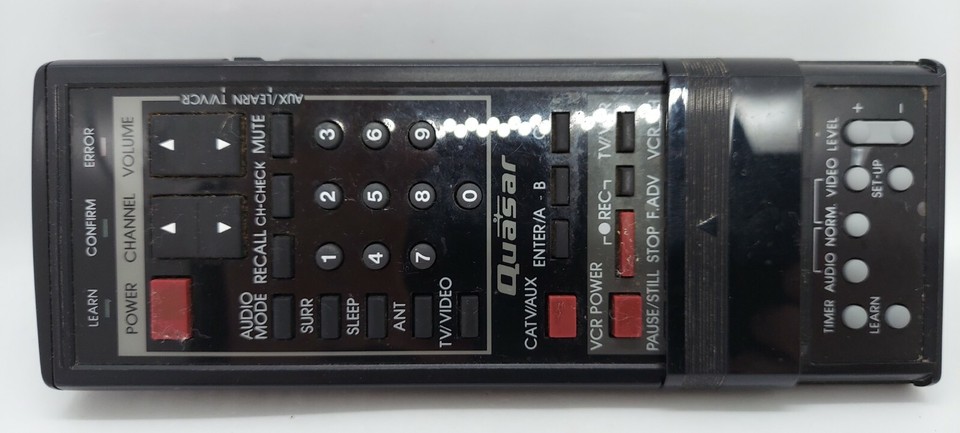 Quasar EUR51515A Remote Control for TV / VCR. Tested Works | eBay